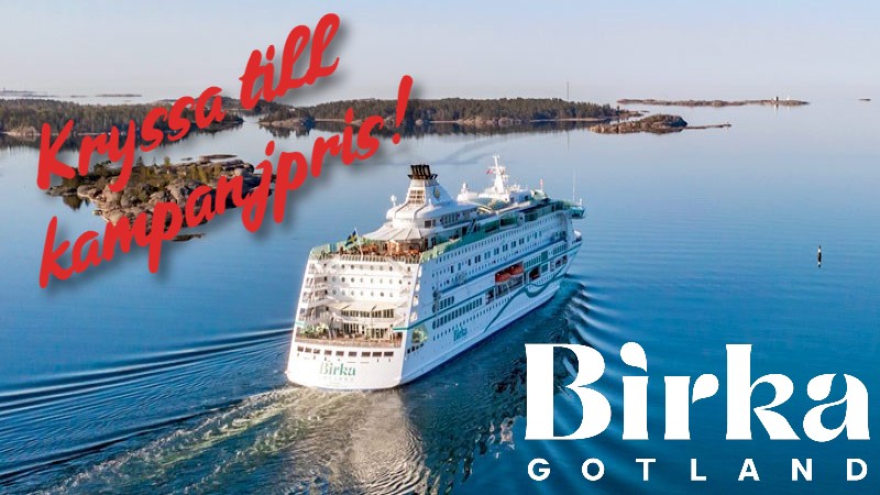 Kryssa med Birka Gotland!